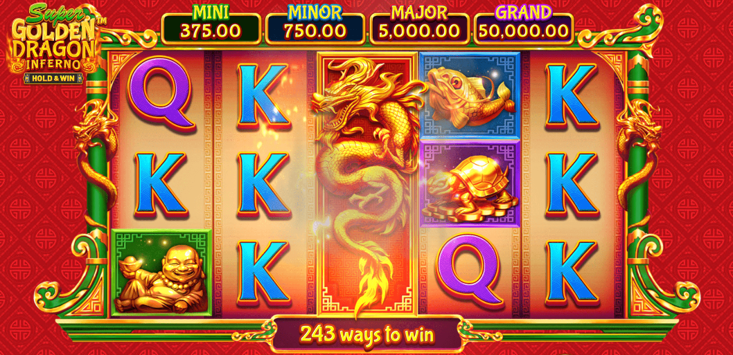 Super Golden Dragon Inferno Slot: Unleash the Fiery Fortune